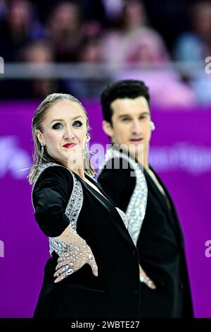 Kaunas, Lituanie. Le 12 janvier 2024, Arianna SASSI & Luca MORINI (SUI ...