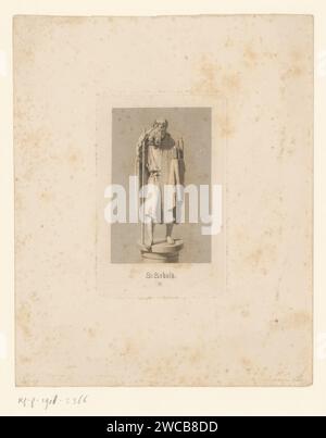 Saint Sébaldus van Nuremberg comme ermite, Johann Sadeler (I), d'après ...