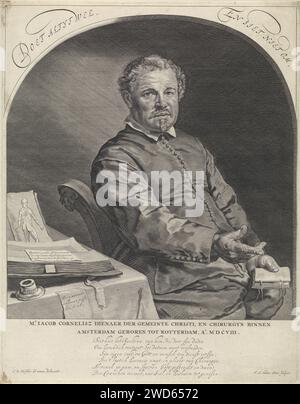 Portrait de Jacob Cornelisz., Frederick Hendrick van den Hove, d'après ...