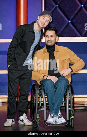 MDR - Riverboat. Schauspieler Tan Caglar und Jascha Rust anläßlich der ...