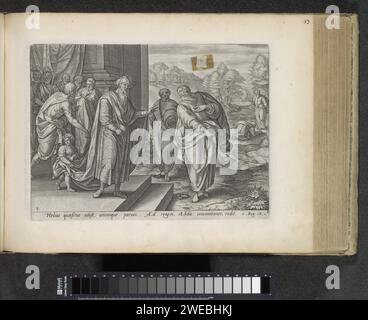 Élie pour la deuxième fois avec le roi Achab, Anonyme, après Jan ...