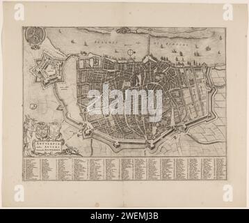 Carte de la province d'Anvers, 1706, 1706 carte de la province d'Anvers ...