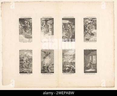 Huit représentations bibliques, Anonymous, c. 1720 - c. 1790 imprimer ...