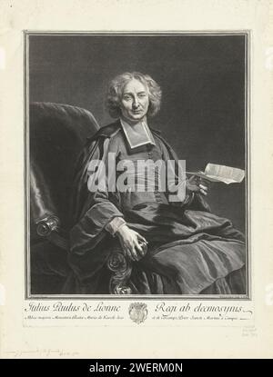 Portrait de Jules-Paul de Lionne; Iulius Paulus de Lionne Abbas Maioris ...