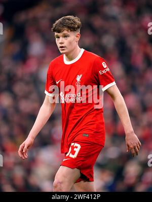 James McConnell de Liverpool lors du match de quatrième tour de la ...