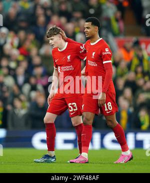 James McConnell de Liverpool lors du match de quatrième tour de la ...