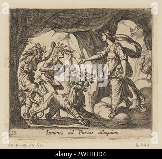 Juno et les Furies à la porte de l'Hadès, Antonio Tempesta, 1606 - 1638 ...