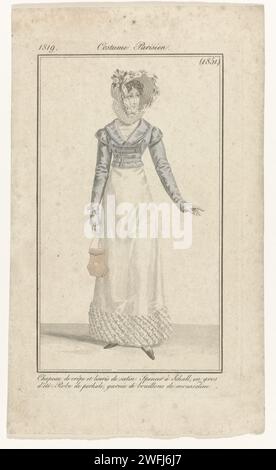 Femme vêtue d'une robe de percale de coton (percale) à la Vierge. Pour ...