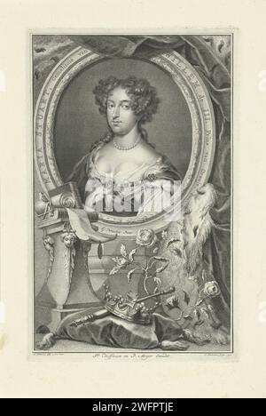 Stadholder Willem III et Maria Stuart au milieu de figures mythiques ...