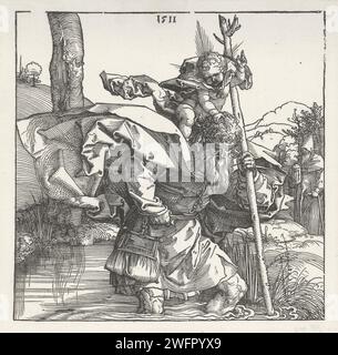 Le Saint Christoffel porte l'enfant Christ, Albrecht Dürer, 1511 ...
