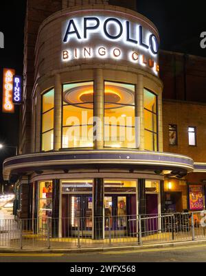 Apollo Bingo Hall, Rhyl, à l'origine le cinéma Odéon lors de son ...