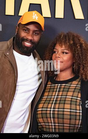 Teddy Riner et Luthna Plocus assistent à la première Bob Marley One ...