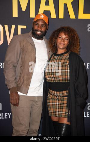 Teddy Riner et Luthna Plocus assistent à la première Bob Marley One ...