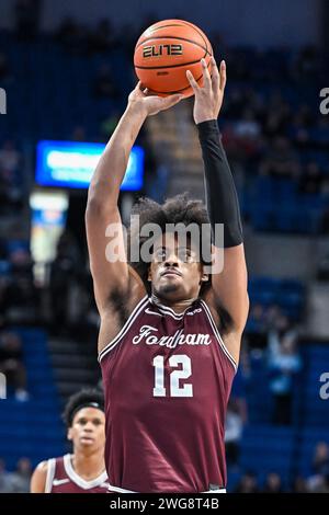 03 FÉVRIER 2024 : L'attaquant des Fordham Rams Elijah Gray (12 ans ...