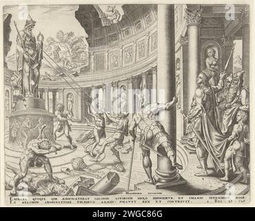 Le roi Josia détruit les temples d'Astarte, Kemos et Milkom, anonyme, d ...