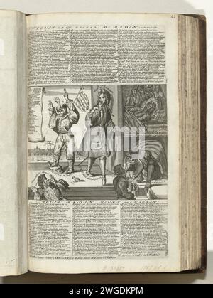 Caricature sur Lodewijk Willem van Baden -Baden, 1705, 1705 - 1706 ...