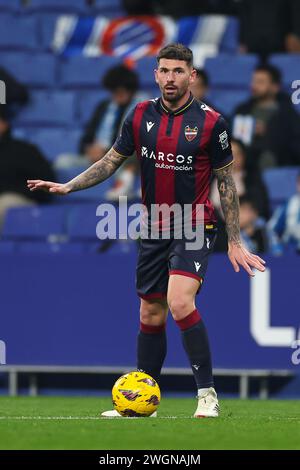 Barcelone, Espagne. 04th Feb, 2024. Martin Braithwaite (à gauche) du ...