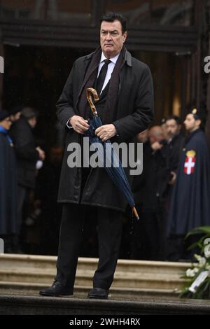 Daniel McVicar al funerale di Vittorio Emanuele di Savoia (86 anni) nel ...