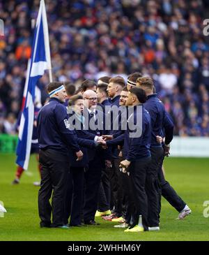 Le Princess Royal avec l'écossais Finn Russell devant le Guinness six ...