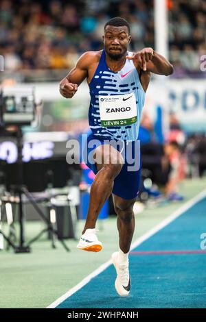 Hugues Fabrice Zango (BUR), Triple Jump Men, lors du Meeting de Lievin ...