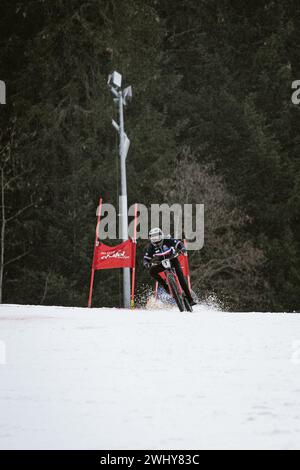 Morgane SUCH de France, 2ème place du double slalom Elite féminin lors ...