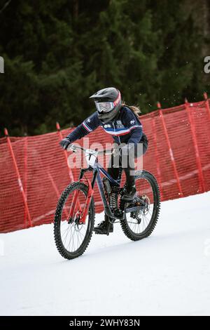 Morgane SUCH de France, 2ème place du double slalom Elite féminin lors ...
