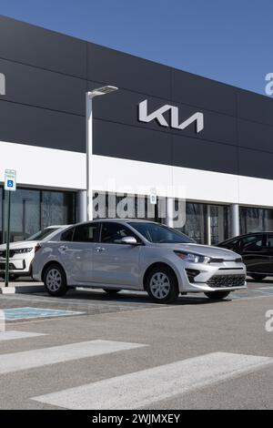 Indianapolis - 11 février 2024 : exposition du véhicule électrique Kia ...