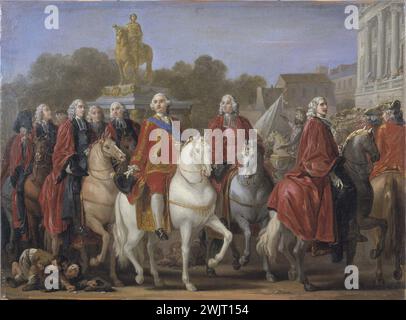 Joseph-Marie Vien, le vieux (1716-1809). 'Inauguration de la statue de ...