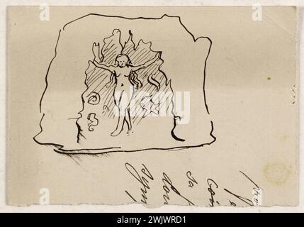 Arthur-Joseph Guéniot (1866-1951) Christ ressuscité apparaissant aux ...