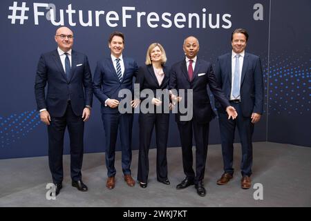 Der Vorstand von Fresenius, von links : Dr Michael MOSER, Recht ...