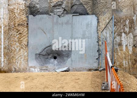 Symbolischer Tunneldurchschlag an der 660 Meter langen sogenannten ...