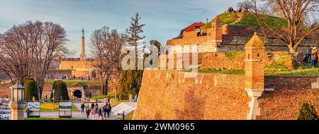 Emblématique Kalemegdan : un symbole de la capitale de la Serbie, où ...