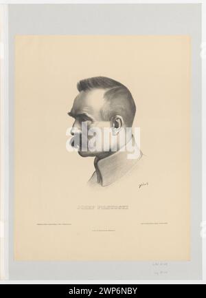 Portrait de Józef Piłsudski par Adam Grabowski et Jan Cotty, vers 1930 ...