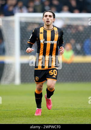 Abdulkadir Omur de Hull City lors du Sky Bet Championship match au St ...