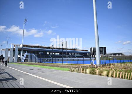 Illustration de l'emblématique stade Yves-du-Manoir le 19 mars 2024 ...