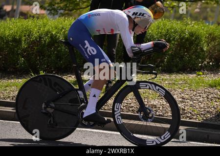 Steff, CRAS TOTALENERGIES lors de l'Itzulia pays Basque 2024, épreuve ...