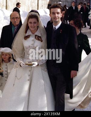 Le mariage de Francesca Habsburg et Karl Habsburg a lieu le 31 janvier ...