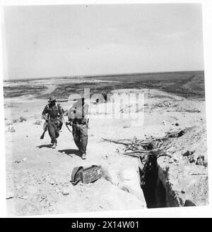 BATAILLE DE LA LIGNE MARETH PREMIÈRE PHOTO - poste d'observation dans l ...