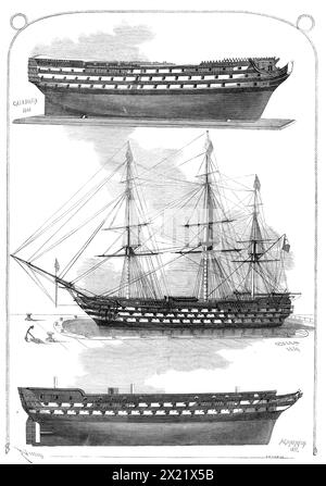 Royal Naval Hospital, Greenwich, avec des navires et des bateaux à ...