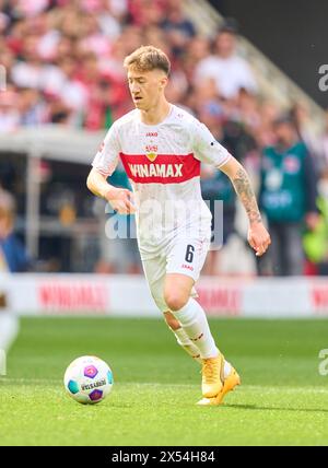 Angelo Stiller du VfB Stuttgart VfB Stuttgart - FC Bayern MŸnchen Fussball 1 . Bundesliga saison ...