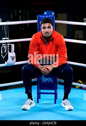 Delicious Orie lors de l'annonce de l'équipe de boxe Team GB Paris 2024 ...