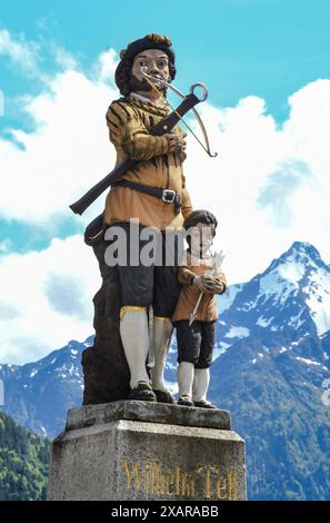 Wilhelm le dit à Denkmal à Buerglen. Die Gemeinde Gilt als Heimat von ...