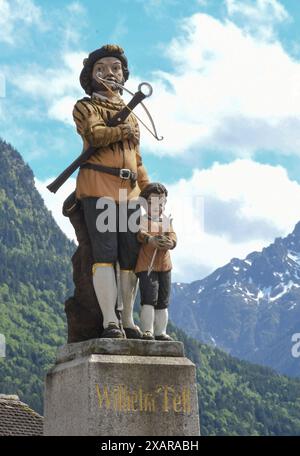 Wilhelm le dit à Denkmal à Buerglen. Die Gemeinde Gilt als Heimat von ...