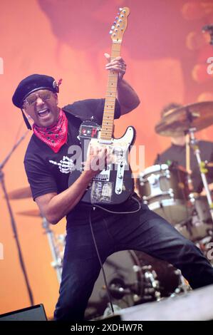 Tom Morello live auf dem Summerside Festival 2024 beim Flugplatz ...