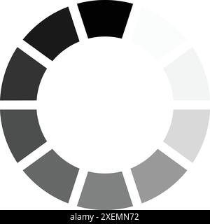 L'icône du chargeur vector touche cercle défini. L'icône de ...