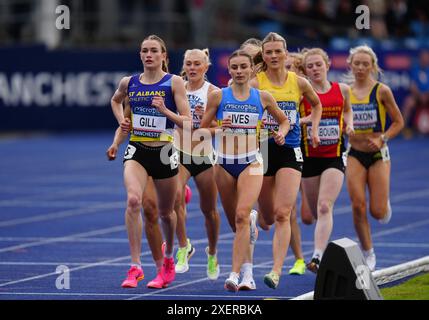 Phoebe Gill en action dans les manches du 800 m féminin pendant la ...