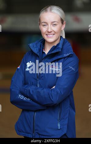 Yasmin Ingham lors de l'annonce de l'équipe du Team GB Paris 2024 ...