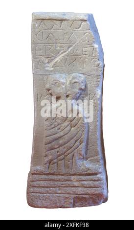 Janus à deux faces : dieu romain, gardien de la porte du ciel. La ...