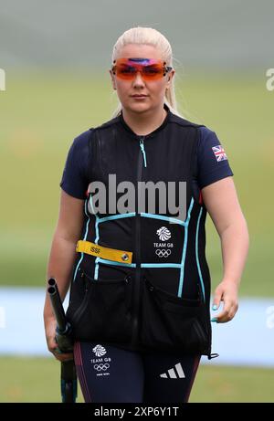 Amber Rutter de Grande-Bretagne lors de la qualification féminine Skeet ...