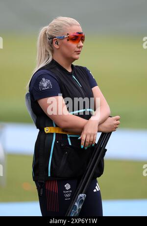 Amber Rutter de Grande-Bretagne lors de la qualification féminine Skeet ...